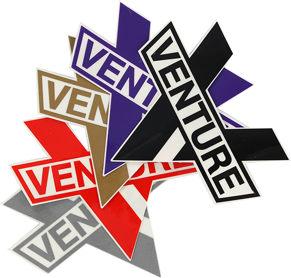 VENTURE BAR DIE-CUT MD DECAL - IEC - Skateboards.com