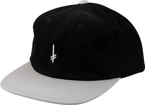 DW GANG LOGO CORD HAT BLACK - Skateboards.com