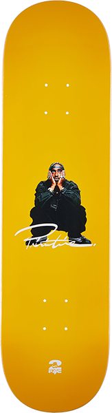 PRIMITIVE TUPAC SHAKUR DECK-8.38 GOLD - Skateboards.com