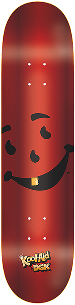 DGK X KOOL-AID THIRST FOIL DECK-8.25 RED - Skateboards.com