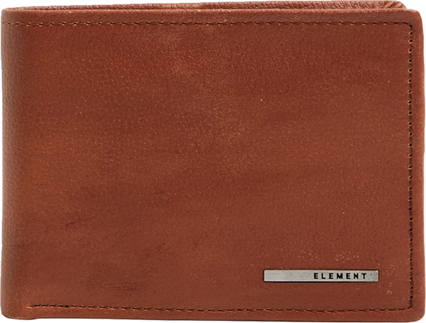 ELE MODE LEATHER TRI-FOLD WALLET CHOCOLATE - Skateboards.com
