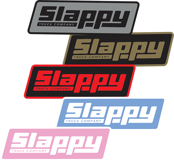 SLAPPY 10/PACK OG LOGO ASSORTED DECALS - Skateboards.com